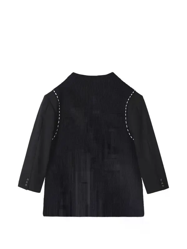 ENFOLD Contrast-stitch Panelled Sweater