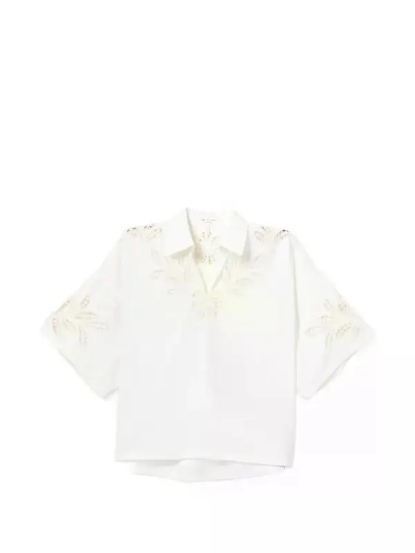 Rag & Bone Leaf-embroidered Blouse