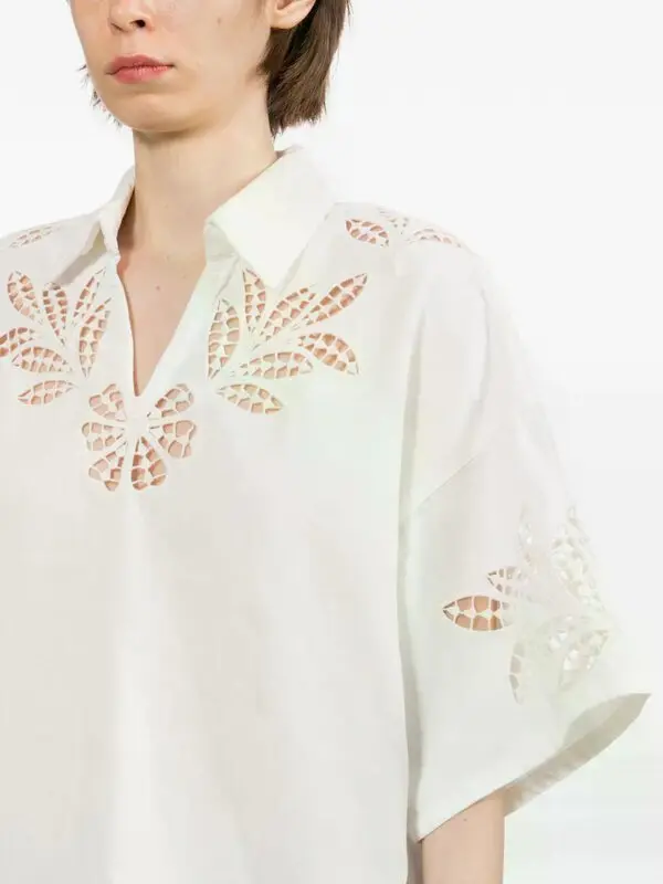 Rag & Bone Leaf-embroidered Blouse