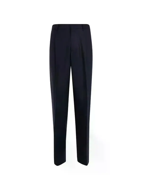 LARDINI Belt-loops Pleated Trousers
