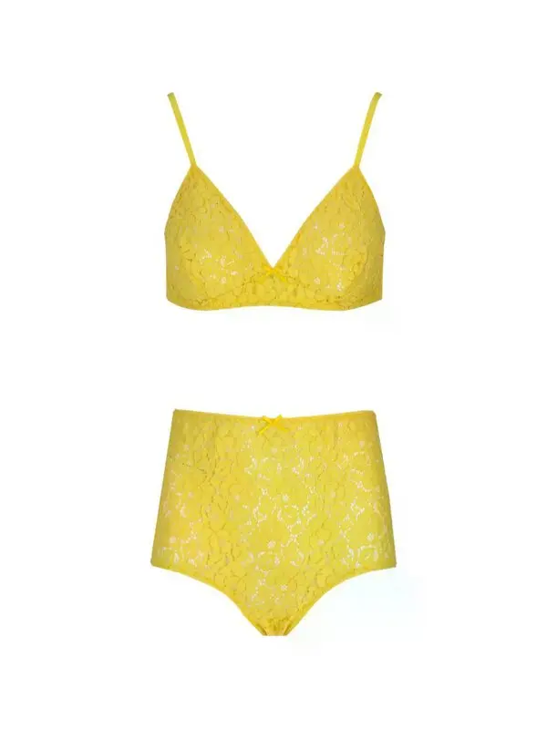 LAURA URBINATI Floral-lace Bra