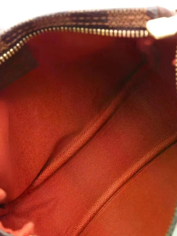 LOUIS VUITTON 1991 Damier Ebene Makeup Trousse Mini Shoulder Bag