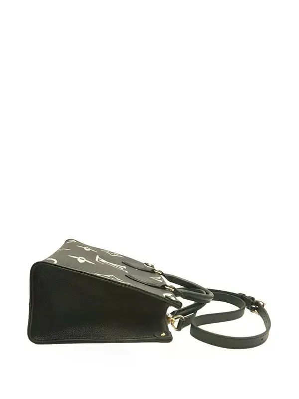 LOUIS VUITTON Bicolor Monogram Empreinte Giant Onthego Pm Satchel
