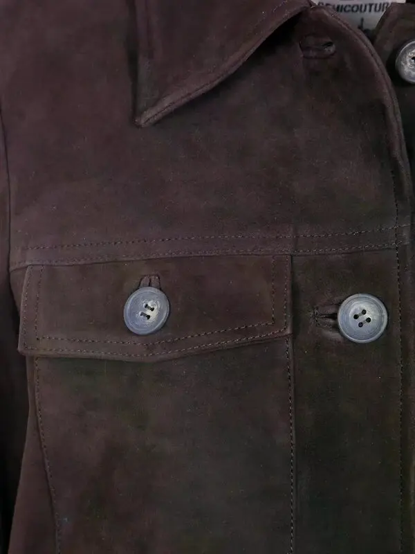 SEMICOUTURE Penny Suede Multi-pocket Jacket