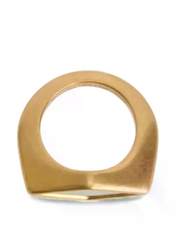 JIL SANDER Argyle-pattern Handcrafted Ring