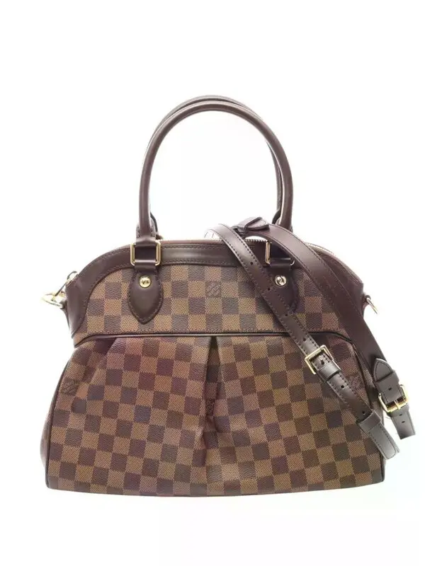 LOUIS VUITTON 2007 Damier Ebene Trevi Pm Satchel