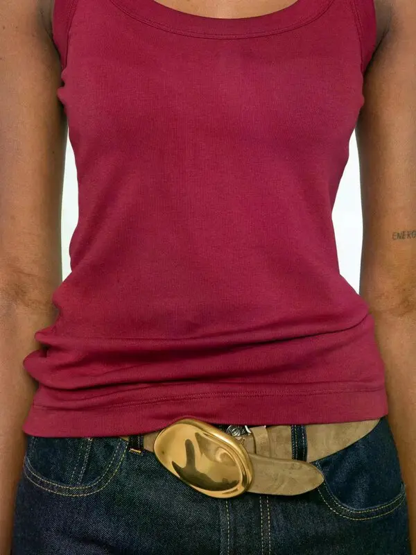 MARCCAIN Mon Cherry Ribbed Tank Top