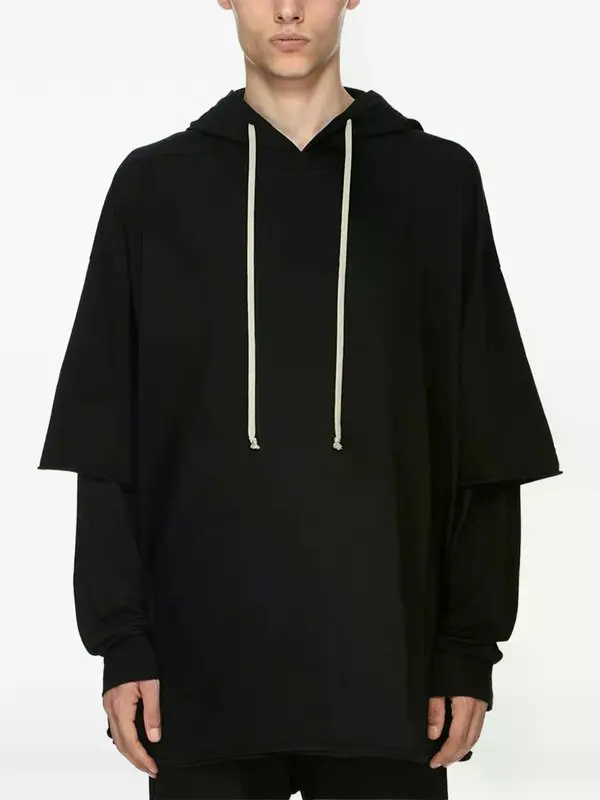 Rick Owens Oversized Layered Hoodie