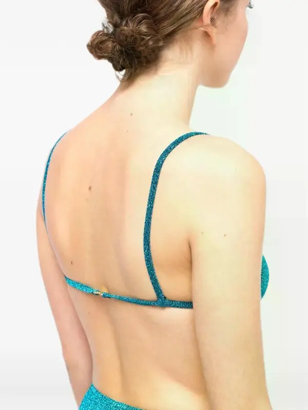LAURA URBINATI Lurex Detail Triangle Bra