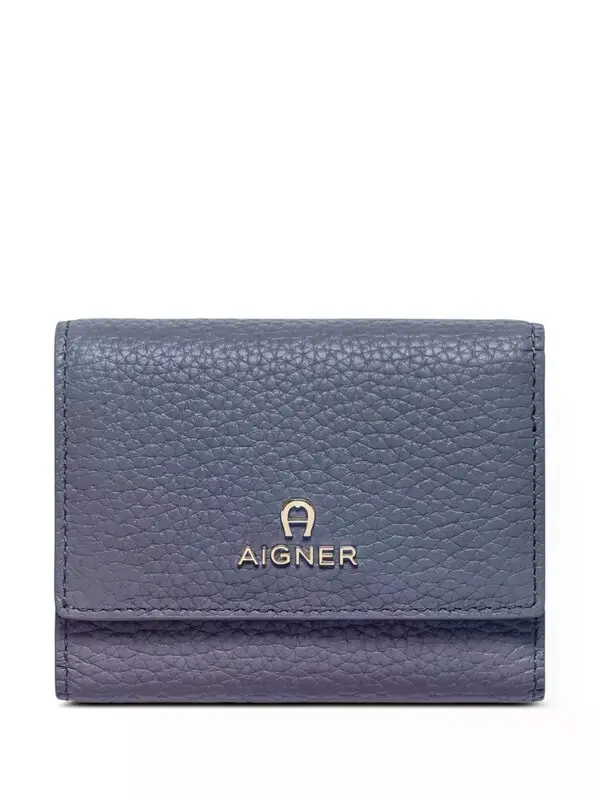 AIGNER Ivy Logo-plaque Wallet - Blue