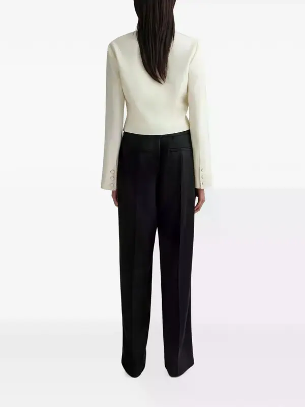 Posse Elspeth Pintuck Trousers With Tassel Belt