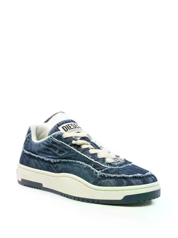 DIESEL® S-tracker-d Low Distressed-denim Sneakers