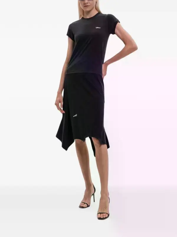 Vetements Asymmetric Midi Skirt
