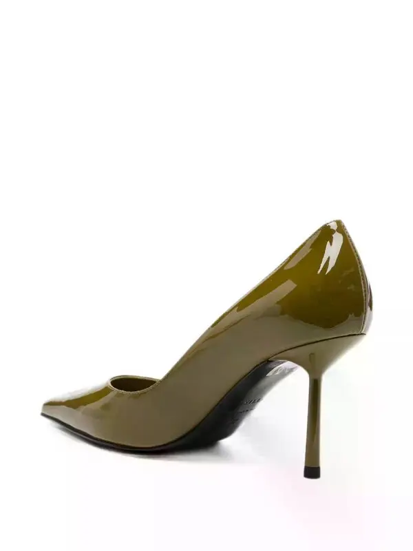 LE SILLA Pointed-toe Leather Heeled Pumps