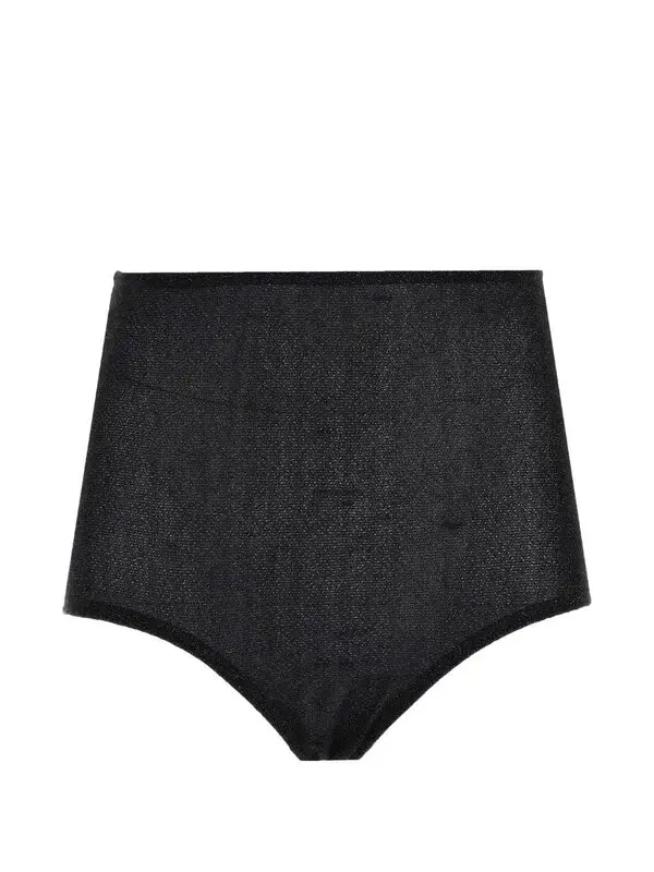 LAURA URBINATI High-waisted Briefs - Black