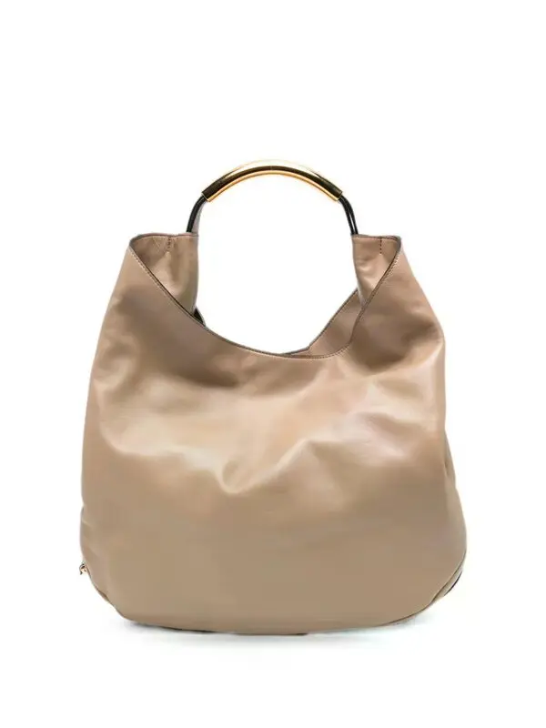Moschino Handle Me Logo-plaque Tote Bag