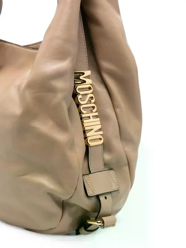Moschino Handle Me Logo-plaque Tote Bag