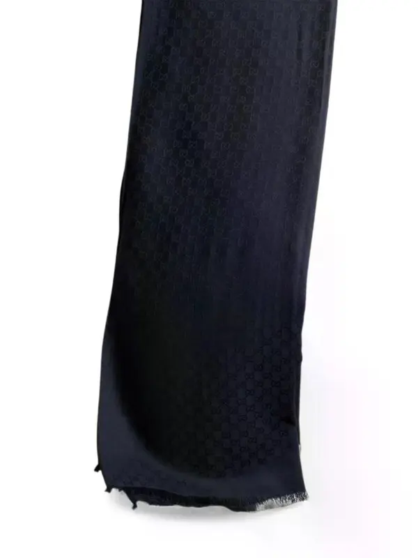 Gucci Gg Wool Silk Jacquard Stole