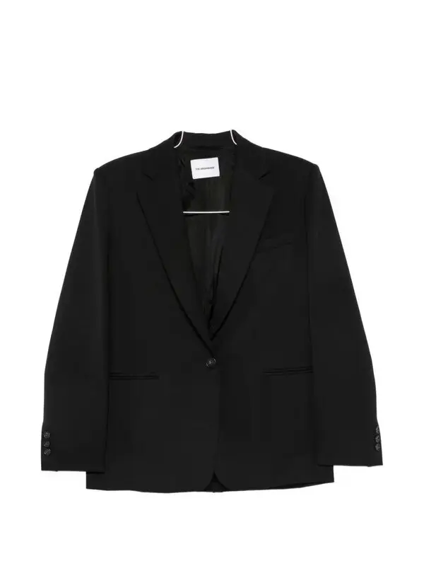 Andamane Single-breasted Notched-lapels Blazer