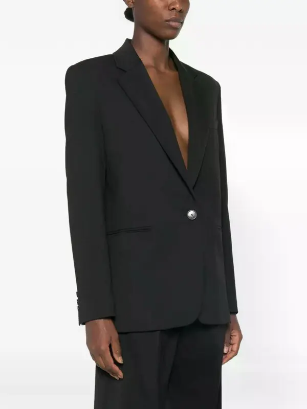 Andamane Single-breasted Notched-lapels Blazer