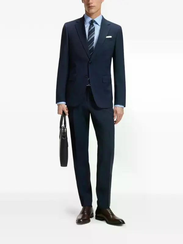 BOSS Leather Briefcase With Adjustable Shoulder Strap