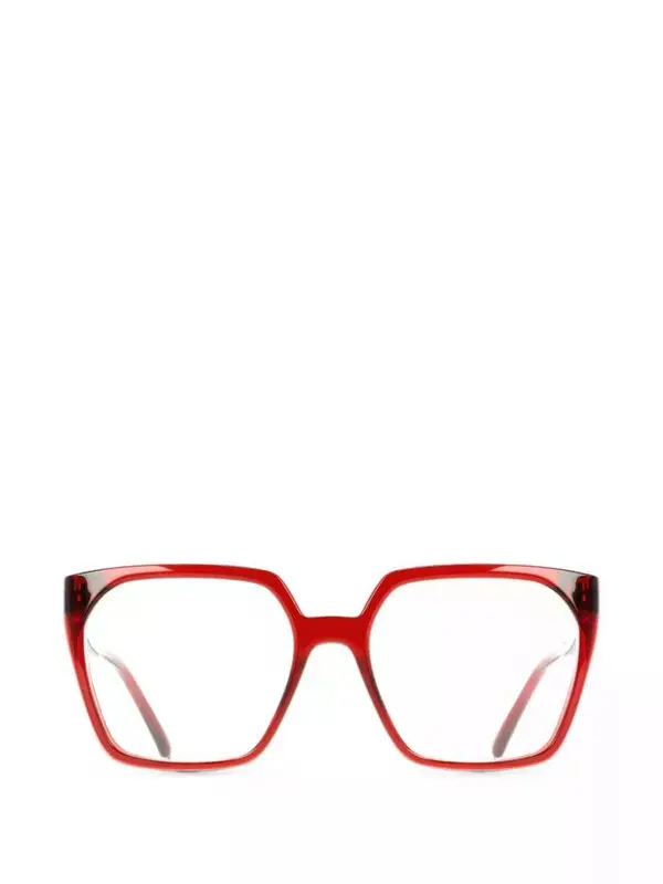 FERRAGAMO Geometric Frame Glasses With Gancini Detail