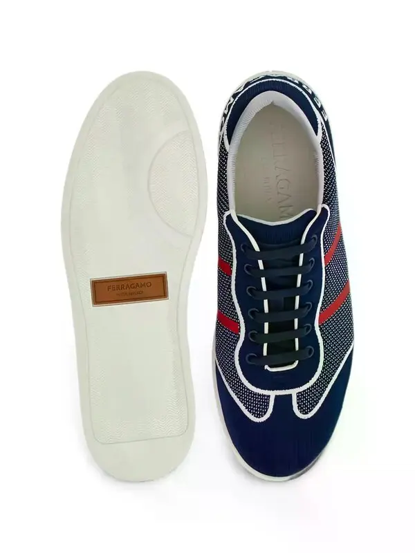 FERRAGAMO Logo-print Panelled Sneakers