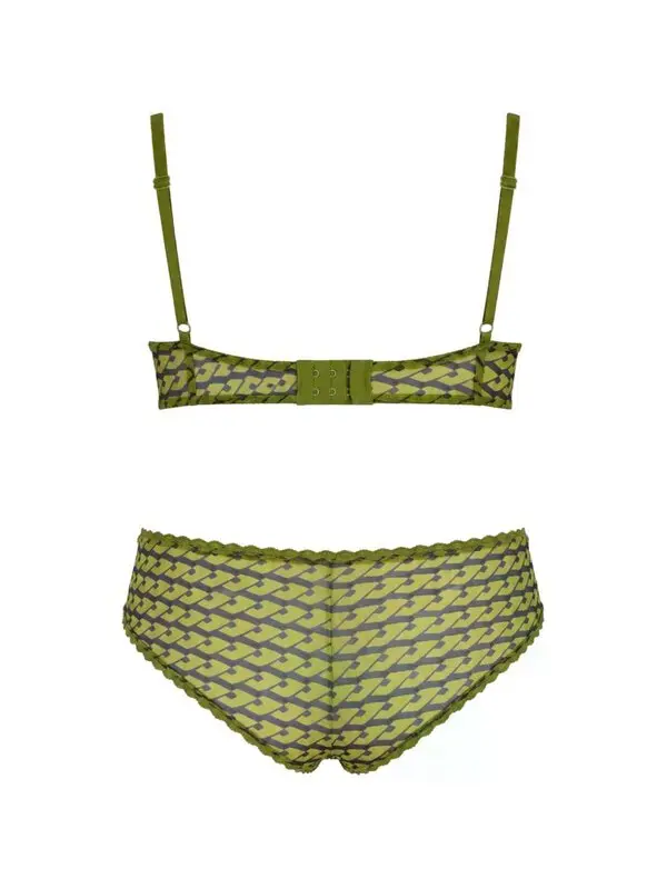 LAURA URBINATI Geometric-print Briefs