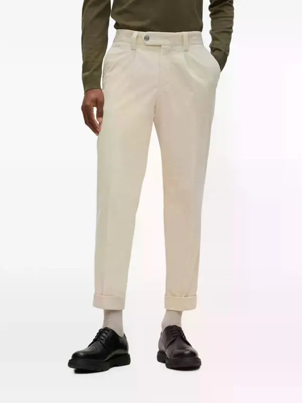 Hugo Corduroy Pleated Trousers