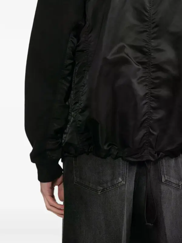 Toga Quarter-zip Panelled Sweater