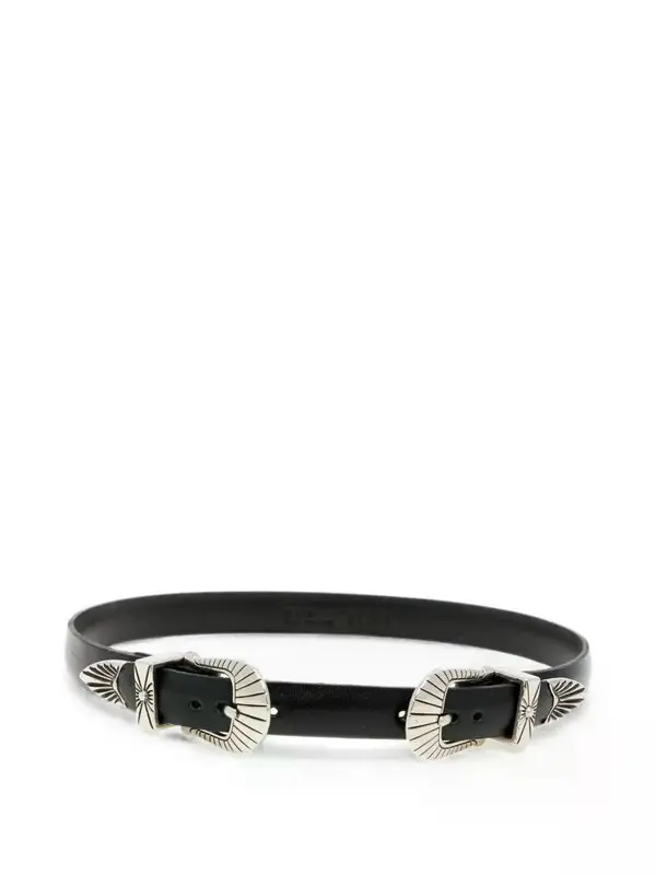 Toga Western-buckle Leather Bangle