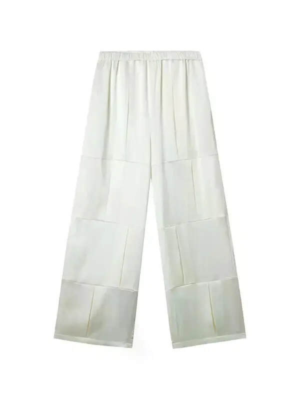 ENFOLD Patchwork-design Palazzo Pants
