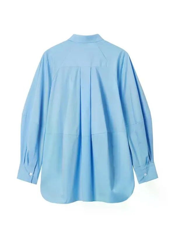 ENFOLD Pleated-sleeve Shirt
