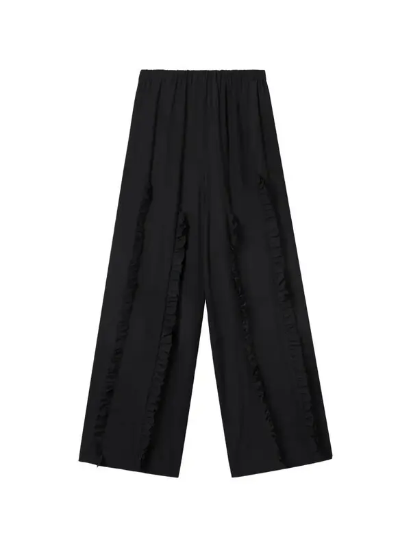 ENFOLD Ruffle-trimmed Trousers