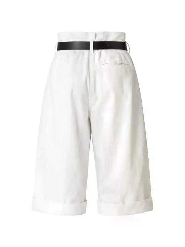 Y’s Belted Paperbag-waist Trousers