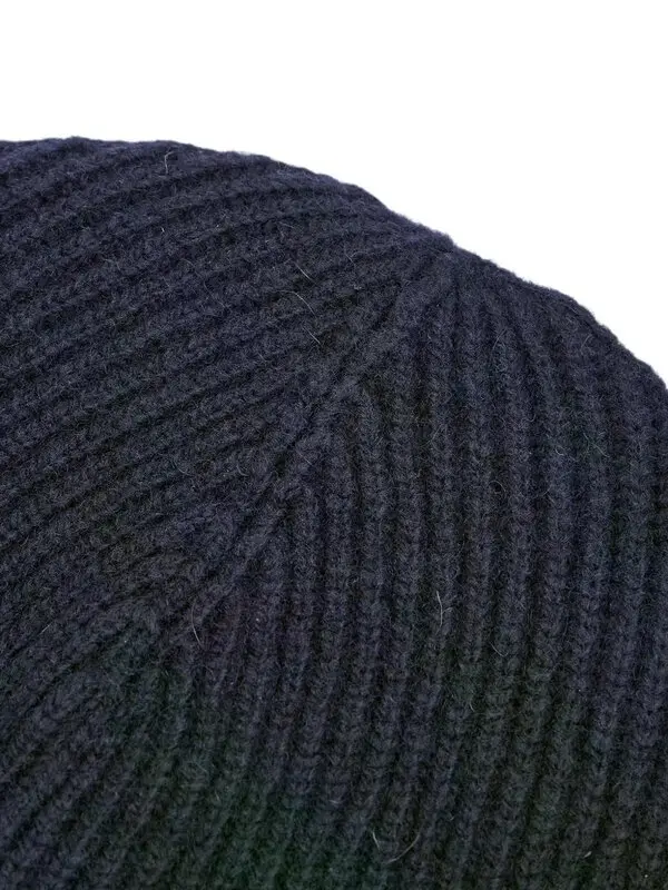 CHARLES JEFFREY Ribbed Violin-patch Beanie Hat