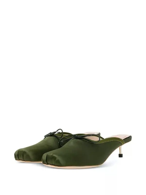 Simone Rocha Bow-detail Square-toe Pumps
