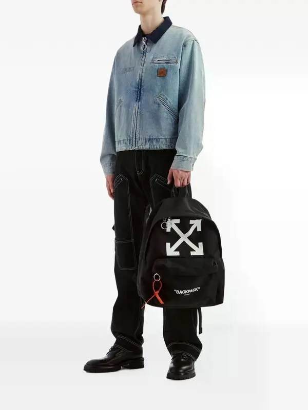 Off-White Arrows-print Zip-front Backpack