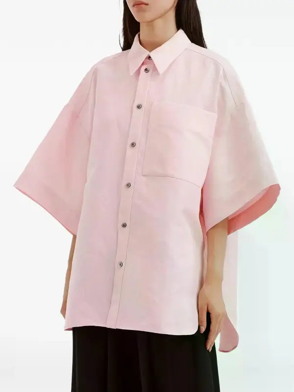 ENFOLD Oversized Short-sleeved Shirt
