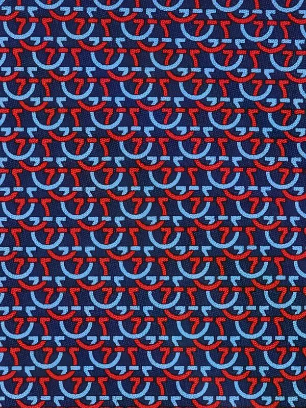 FERRAGAMO Gancini-print Silk Tie
