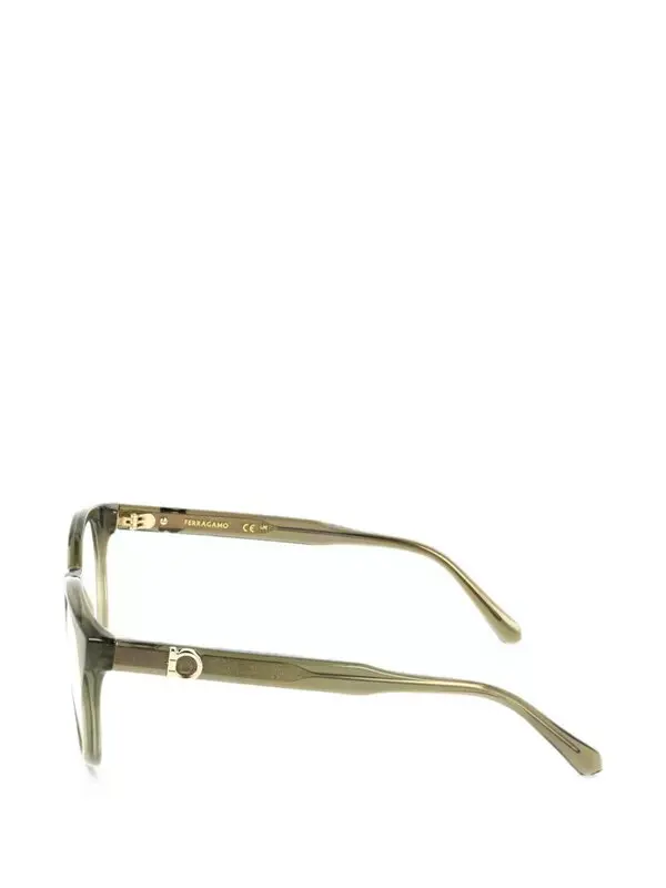FERRAGAMO Gancini Round-frame Glasses
