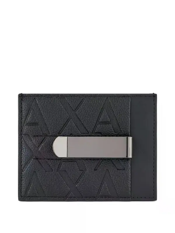 Armani Exchange Logo-debossed Cardholder