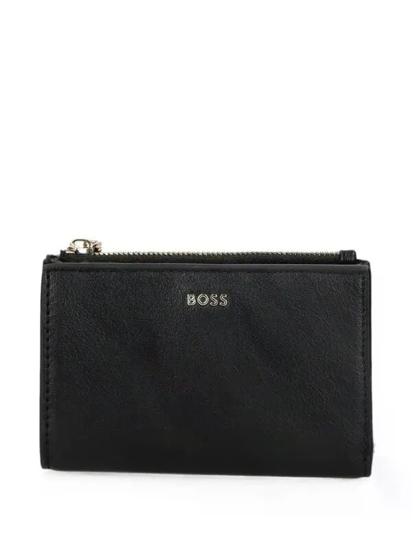 BOSS Logo-plaque Bi-fold Wallet