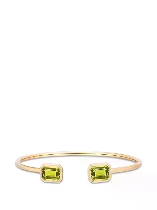 Goshwara Manhattan Peridot Gemstone Bangle
