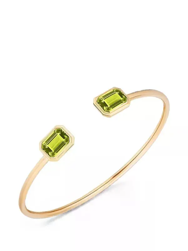 Goshwara Manhattan Peridot Gemstone Bangle