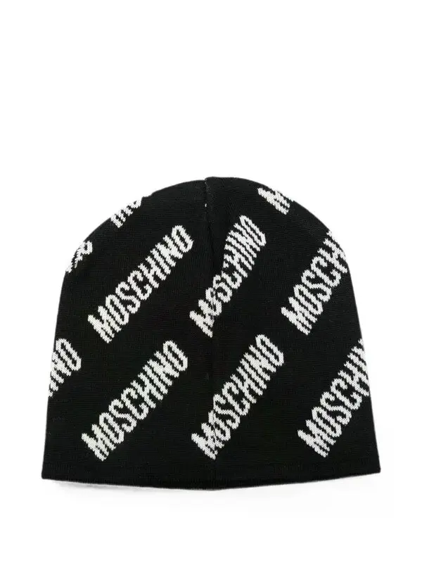 Moschino Logo-print Beanie Hat
