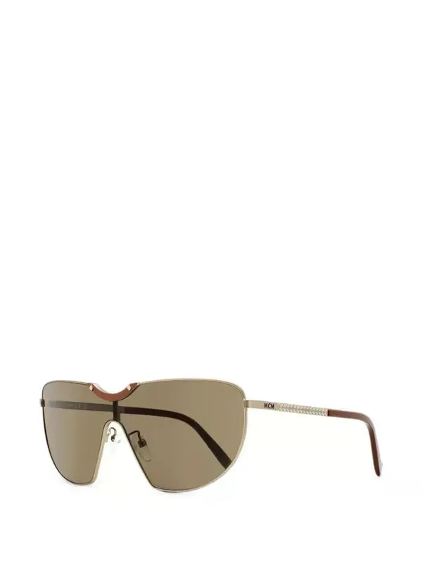 Mcm Stud-embellished Shield Sunglasses