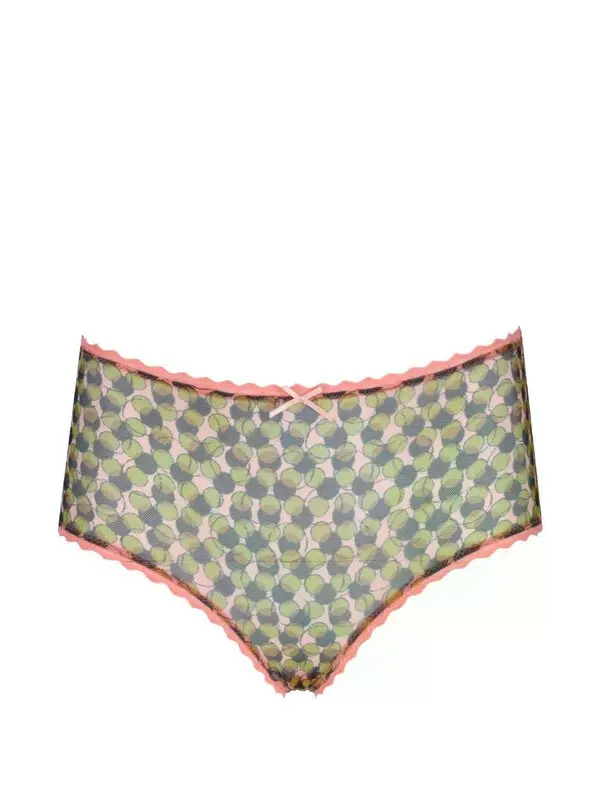 LAURA URBINATI Dot-print Tulle Culottes