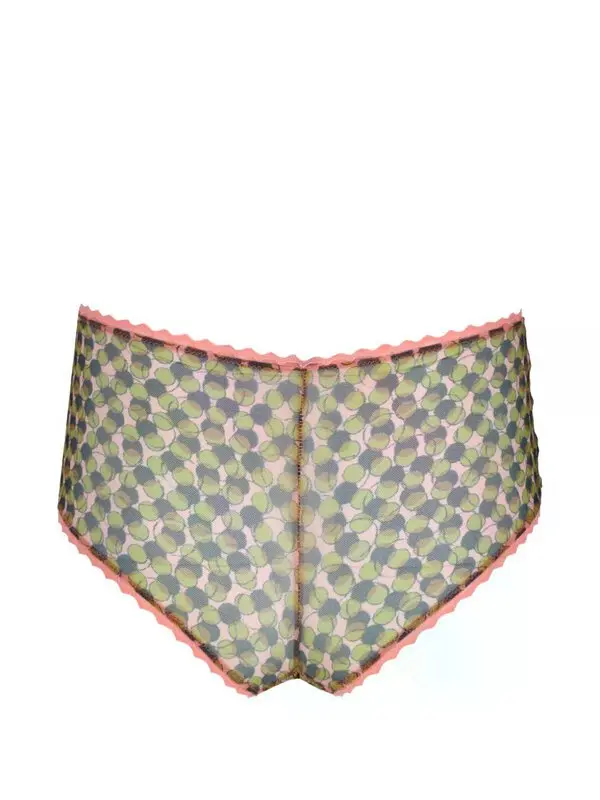 LAURA URBINATI Dot-print Tulle Culottes