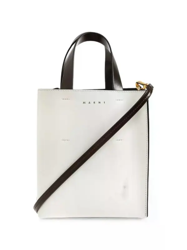 Marni Museo Mini Leather Tote Bag